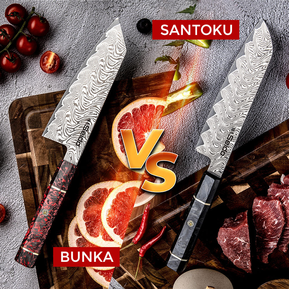 Bunka vs. Santoku Knife: What's the Difference? | Seido Knives
