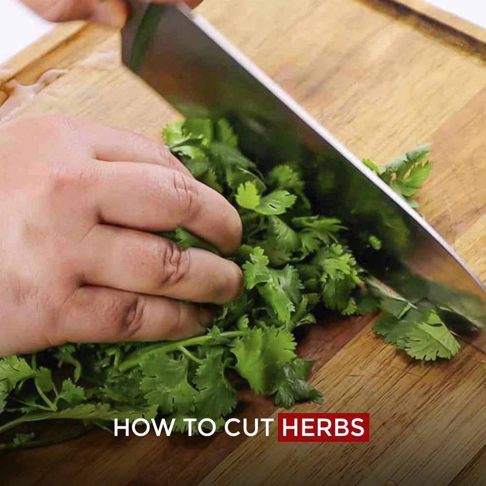 How to Cut Cilantro, Basil, Thyme & More | Seido Knives